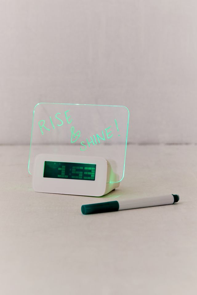 LED Scribble Alarm Clock | Urban Outfitters Canada