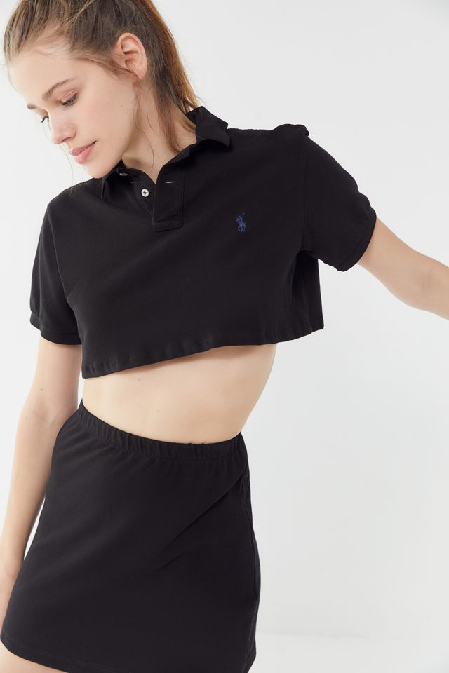Vintage Cropped Polo Shirt | Urban Outfitters