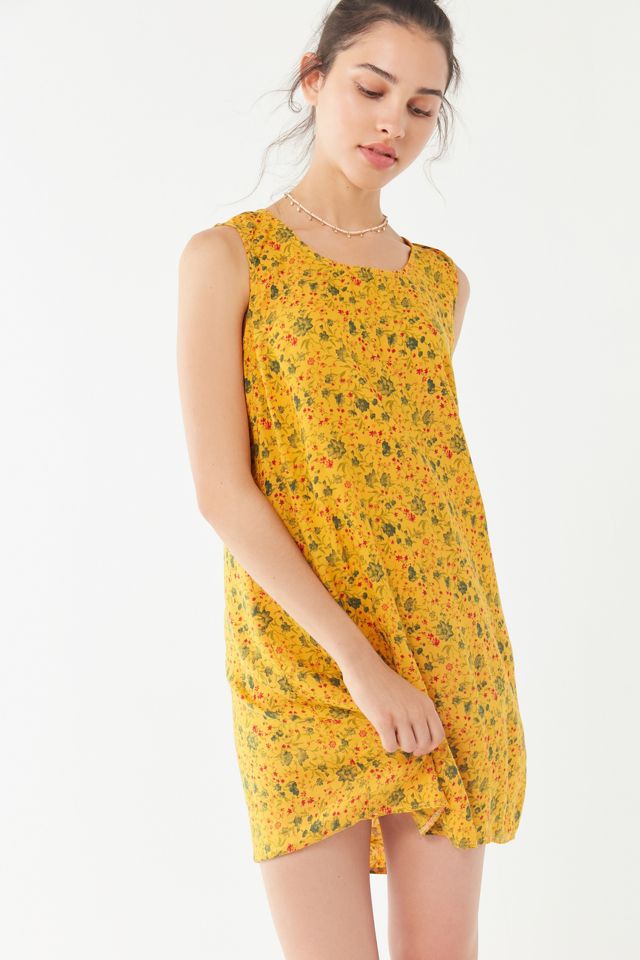 Vintage Overdyed Rayon Dress | Urban Outfitters