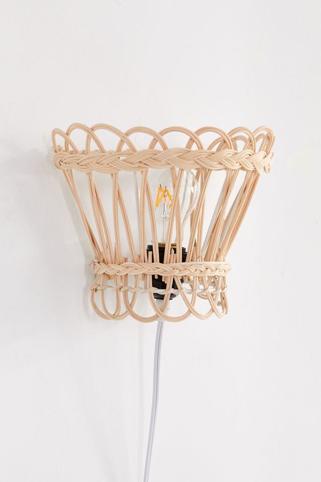 Anya Rattan Sconce | Urban Outfitters Canada