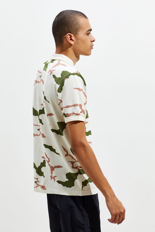Fred Perry Camo Pique Knit Polo Shirt | Urban Outfitters