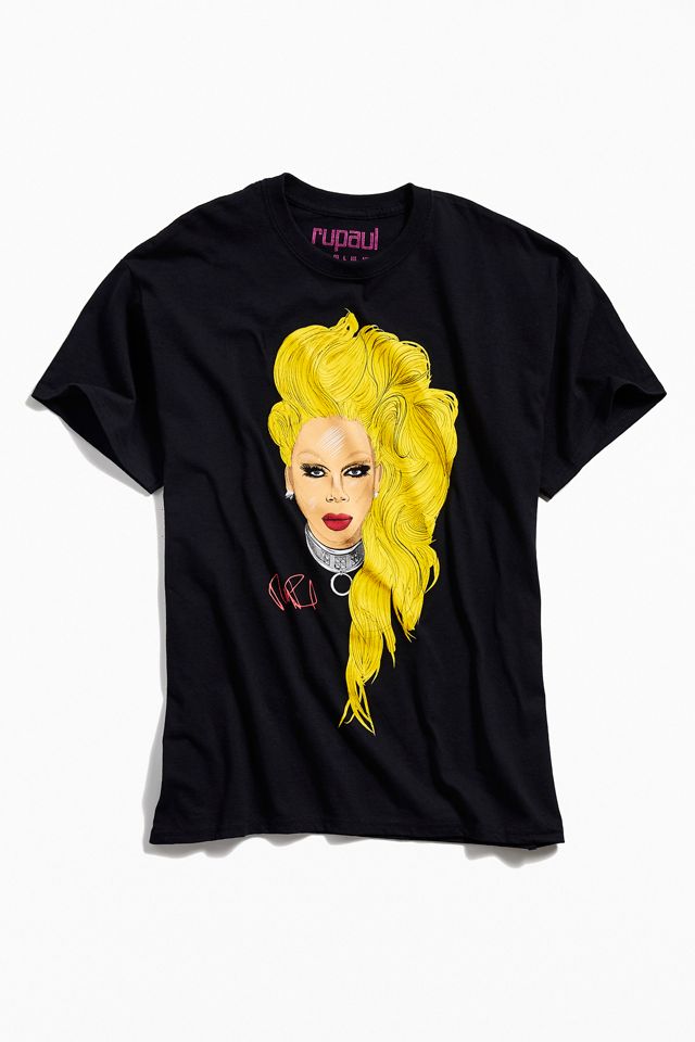 RuPaul Portrait Blonde Tee | Urban Outfitters