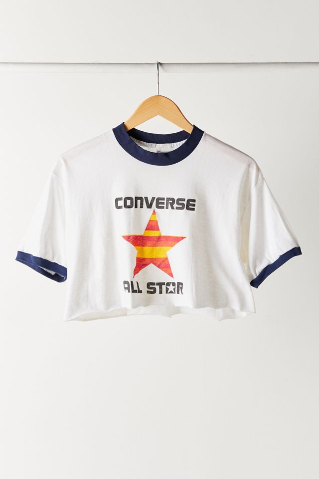 Vintage Converse Cropped Top | Urban Outfitters