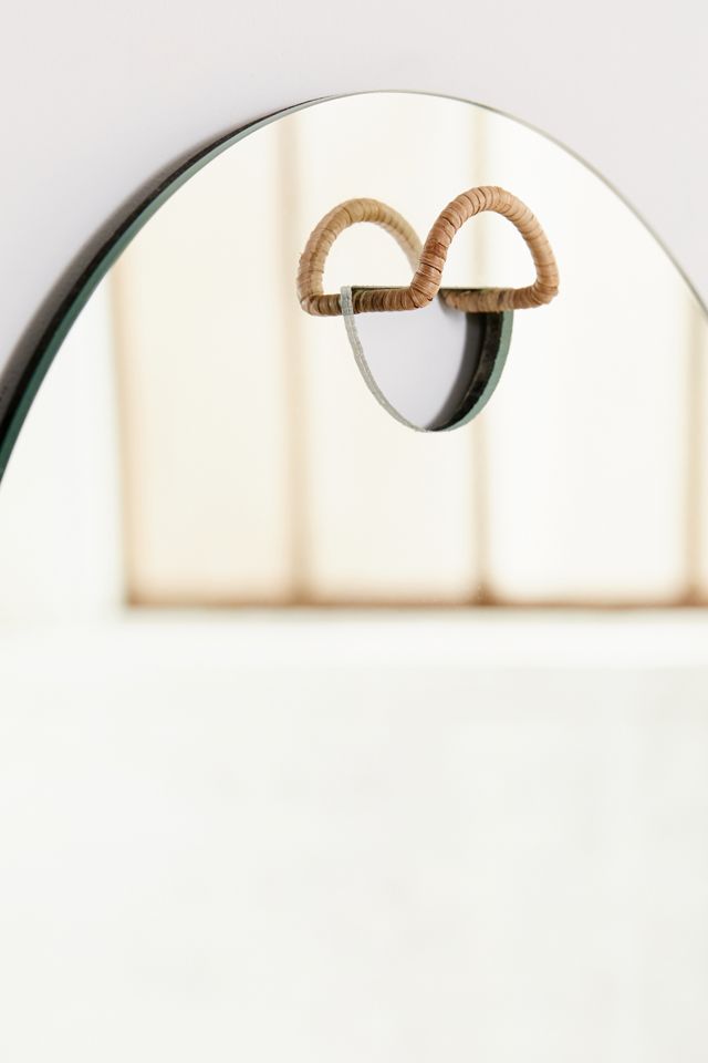Walden Wrapped Rattan Round Wall Mirror | Urban Outfitters