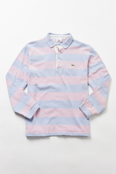 Vintage Lacoste Pastel Stripe Rugby Shirt | Urban Outfitters