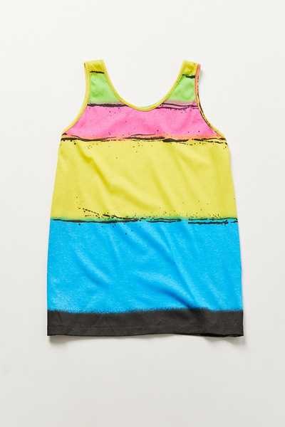 Vintage Neon Colorblock Tank Top | Urban Outfitters