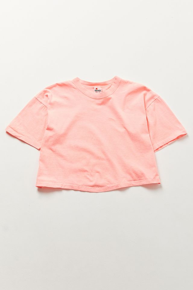 Vintage Neon Coral Tee | Urban Outfitters