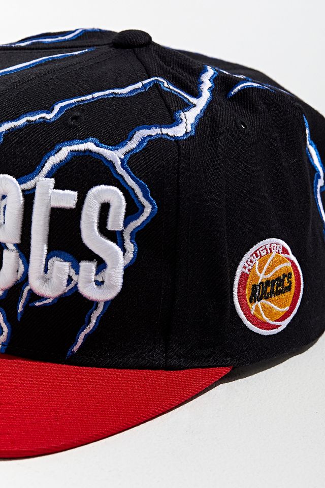 Mitchell & Ness Houston Rockets Lightning Snapback Hat | Urban Outfitters