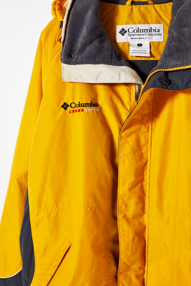 Vintage Columbia ‘80s Yellow + Grey Ski Jacket | Urban Outfitters Canada