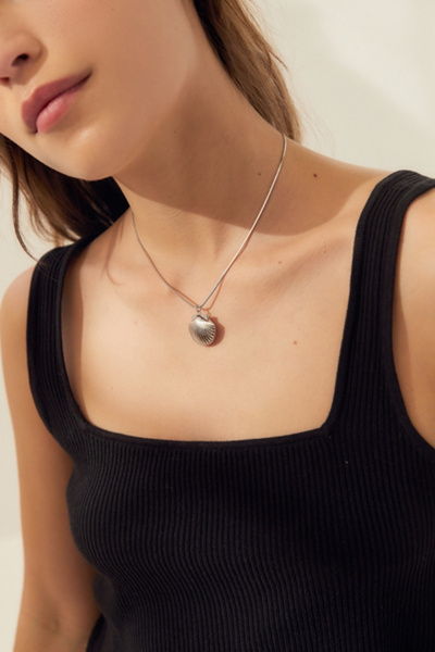 Luxe Shell Locket Necklace | Urban Outfitters