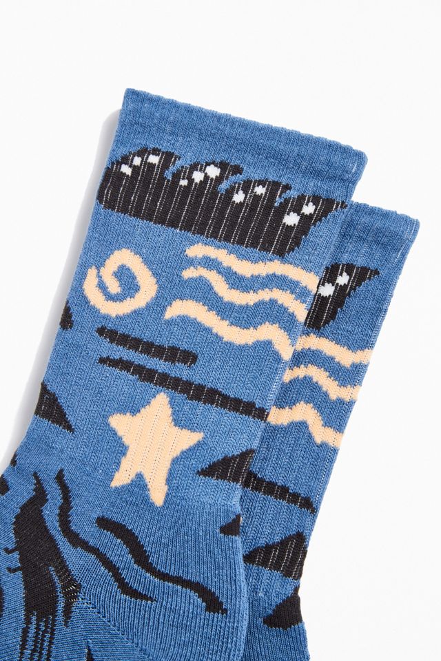 Surf Graphic Sport Crew Sock | Urban Outfitters