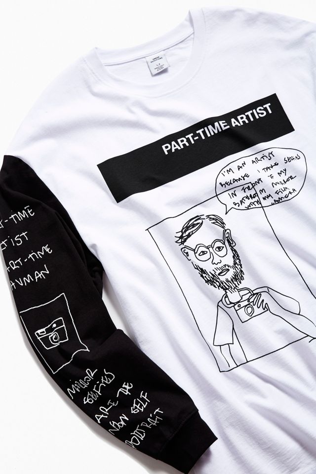 Part-Time Selfie Artist Long Sleeve Tee | Urban Outfitters Canada