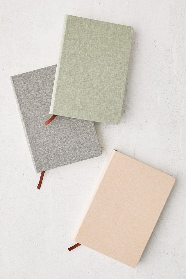 Linen Notebook | Urban Outfitters