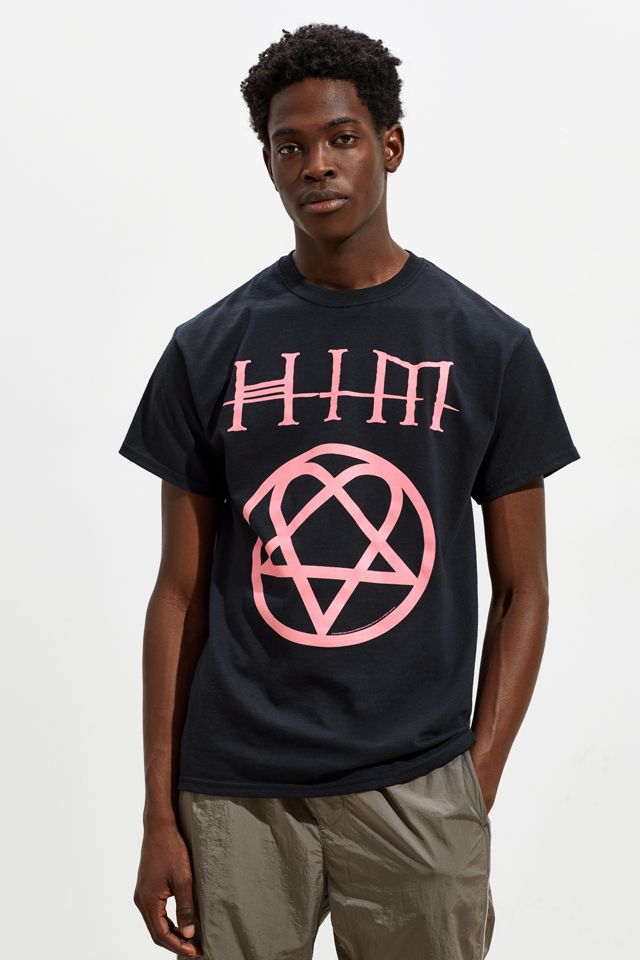 HIM Heart Pentagram Tee | Urban Outfitters Canada