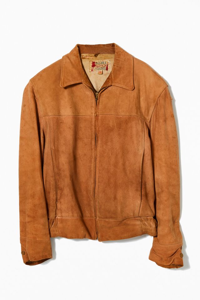 Vintage Tan Suede Jacket | Urban Outfitters Canada
