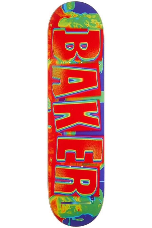 Baker T-Funk Brand Name Infrared Skateboard Deck 8.0 x 31.5 | Urban ...