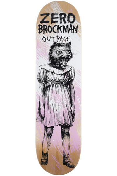 Zero Brockman Outrage Skateboard Deck 8.25 x 31.9 | Urban Outfitters