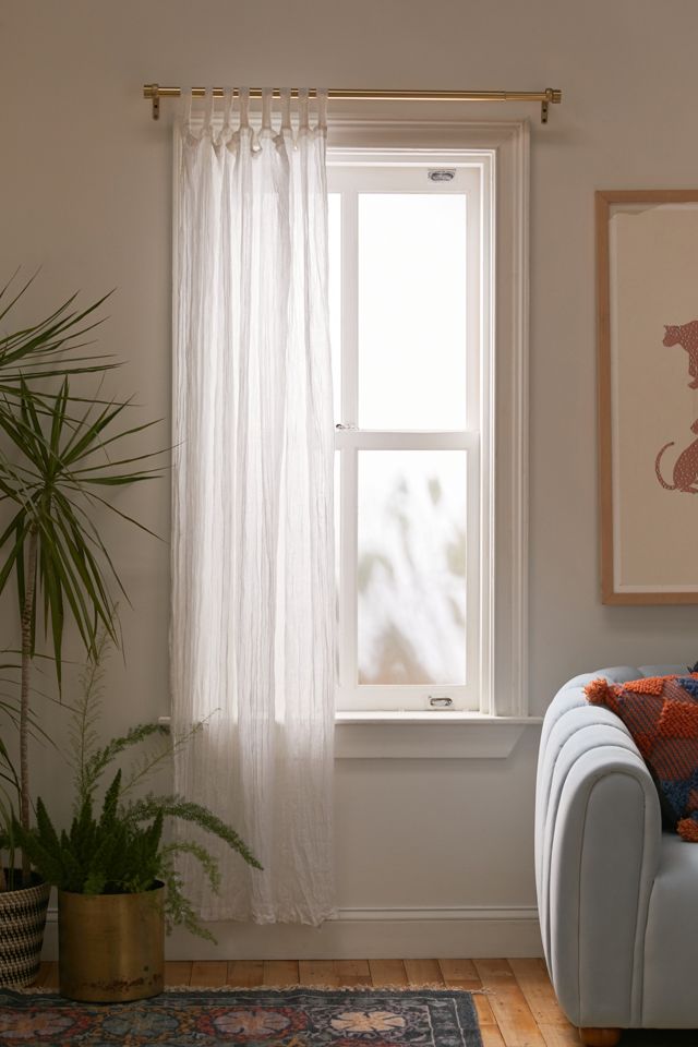 Crinkle Gauze Window Panel | Urban Outfitters