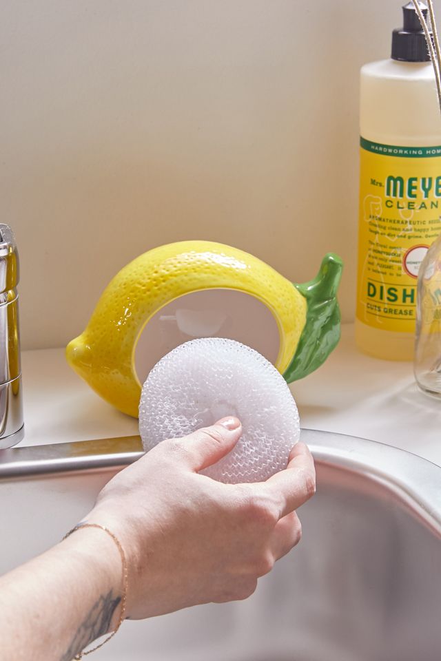 Lemon Scrubby Sponge Holder | Urban Outfitters