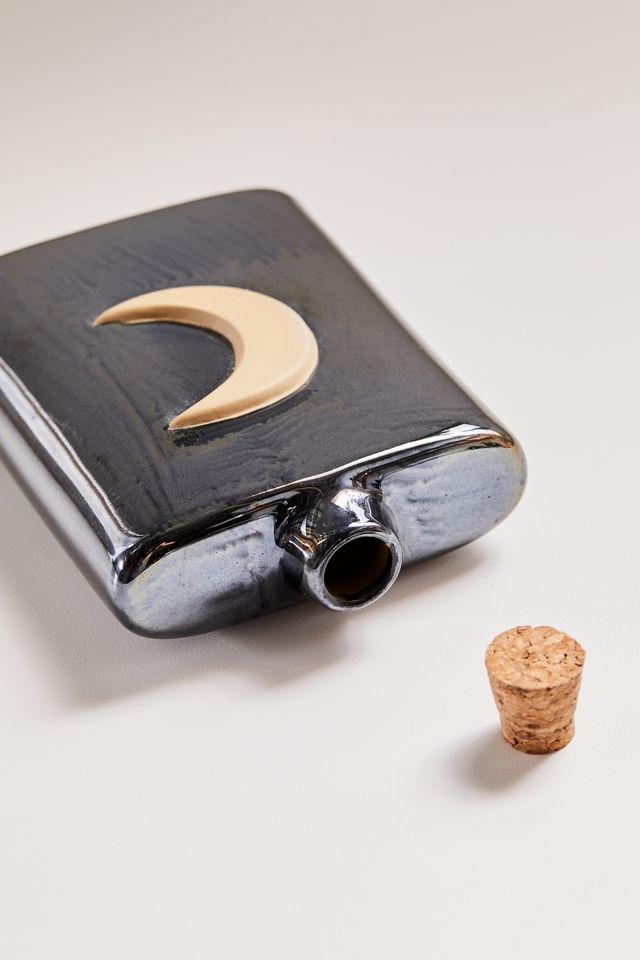 Moon Ceramic Flask | Urban Outfitters