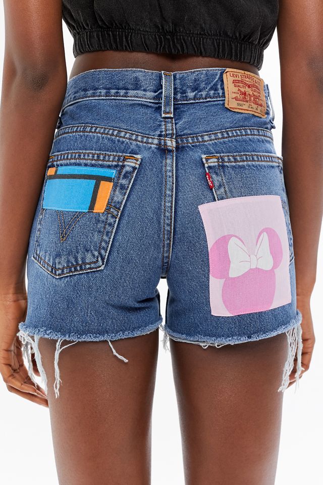 Vintage Cartoon Patch Denim Short | Urban Outfitters Canada