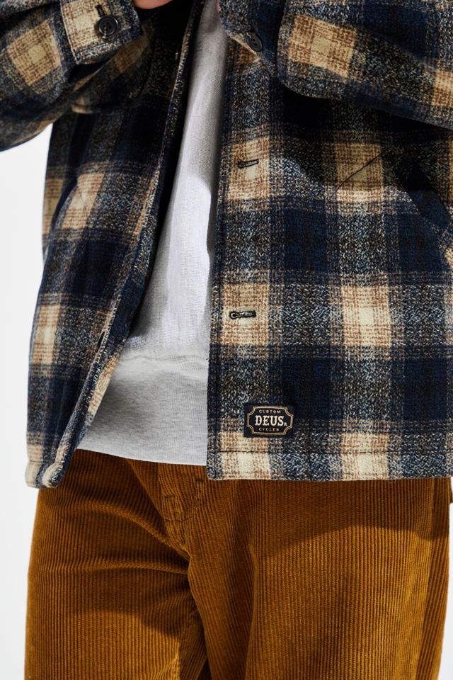 Deus Ex Machina The Piston Wool Button-Down Shirt | Urban Outfitters