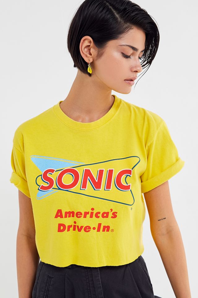 Sonic Cutoff Cropped Tee | Urban Outfitters