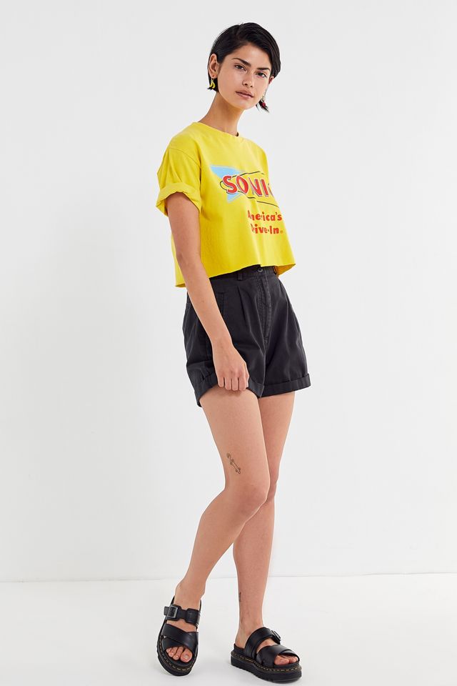 Sonic Cutoff Cropped Tee | Urban Outfitters