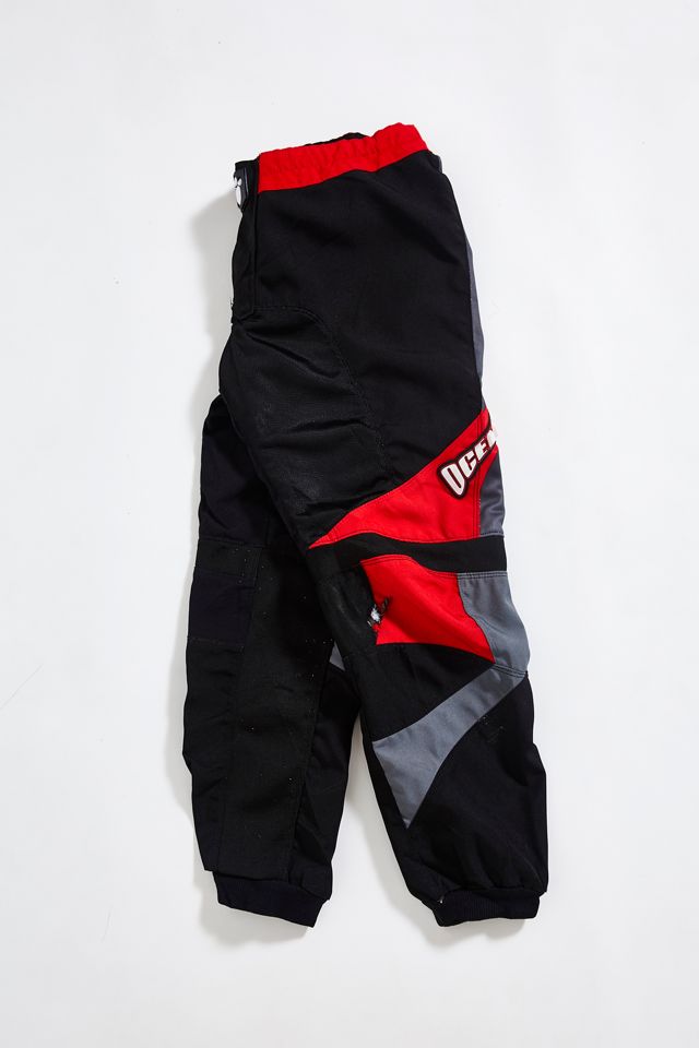 Vintage Black + Red Motocross Pant | Urban Outfitters