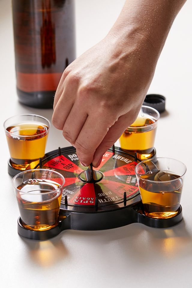 Roulette Shot Glass + Spinner Set | Urban Outfitters
