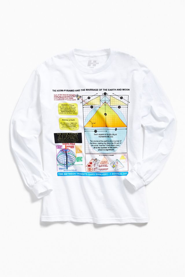 H33M Perfect Pyramid Long Sleeve Tee | Urban Outfitters