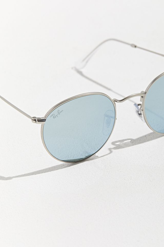 Ray-Ban Metal Round Mirror Sunglasses | Urban Outfitters