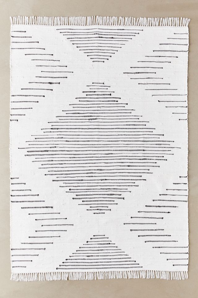 Quinn Low-Profile Woven Rug | Urban Outfitters