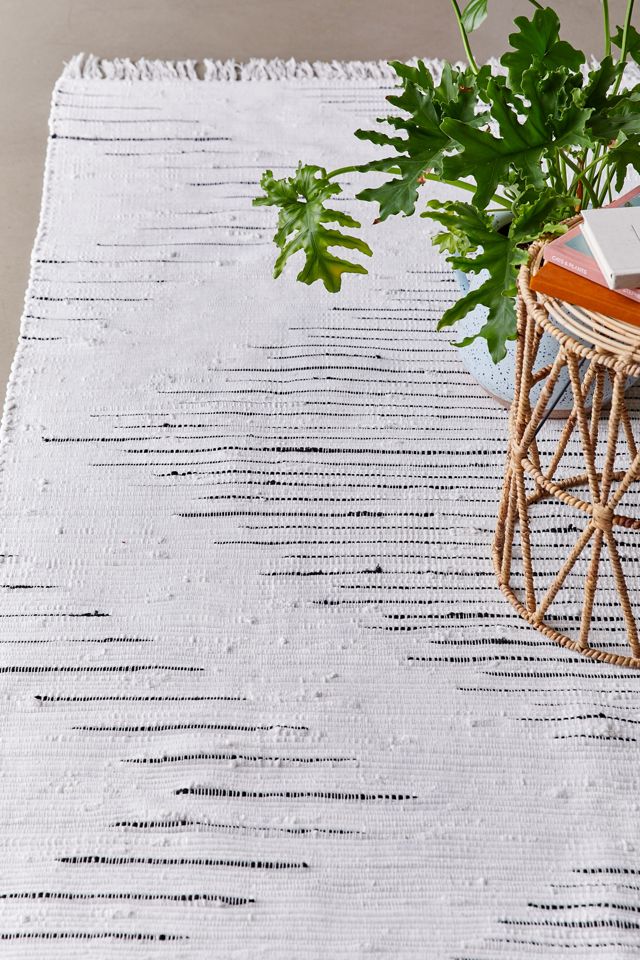 Quinn Low-Profile Woven Rug | Urban Outfitters