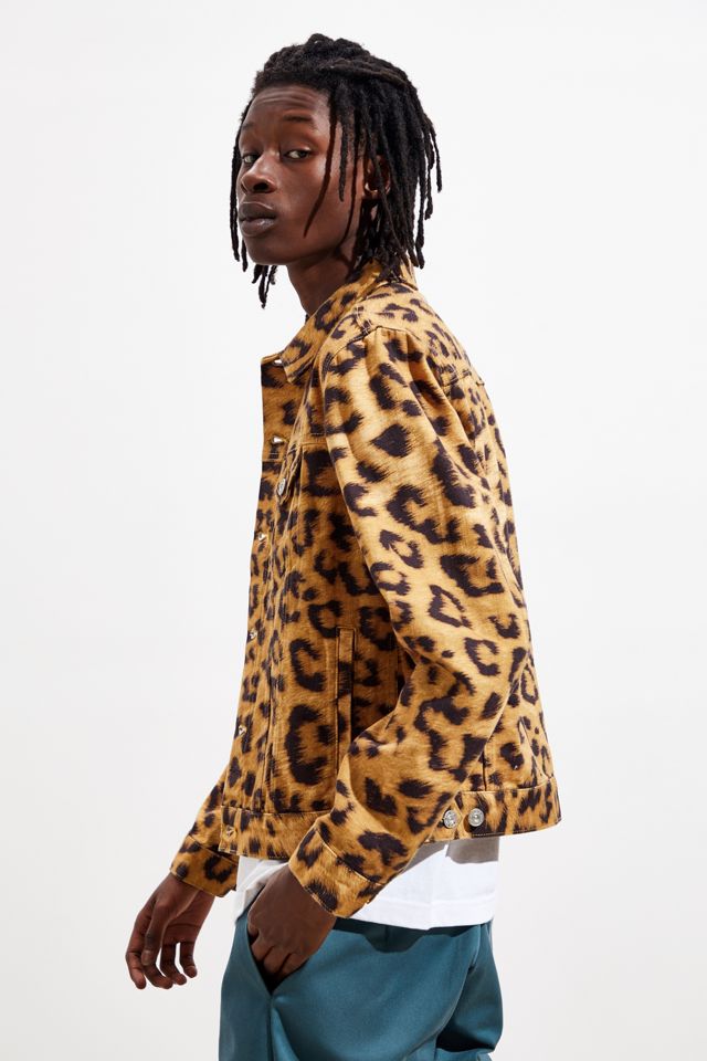 BDG Animal Print Denim Trucker Jacket | Urban Outfitters
