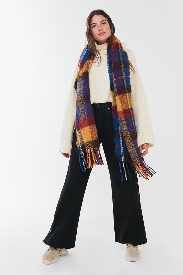 ZGY DENIM Sweeper Snap Button Wide Leg Jean | Urban Outfitters Canada