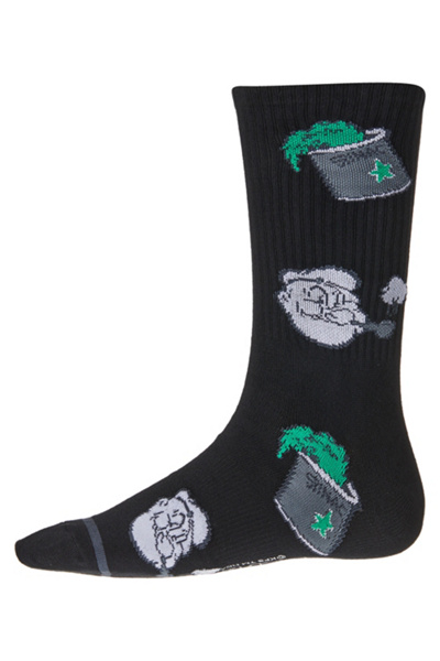HUF x Popeye Spinach Crew Socks | Urban Outfitters