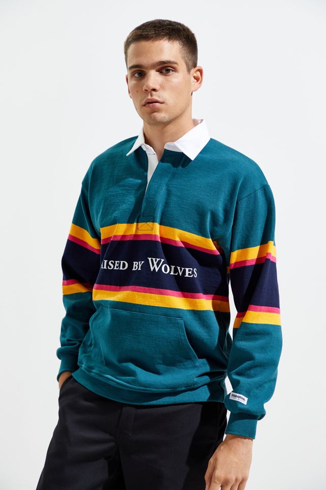 Raised By Wolves Barbarian Rugby Shirt | Urban Outfitters