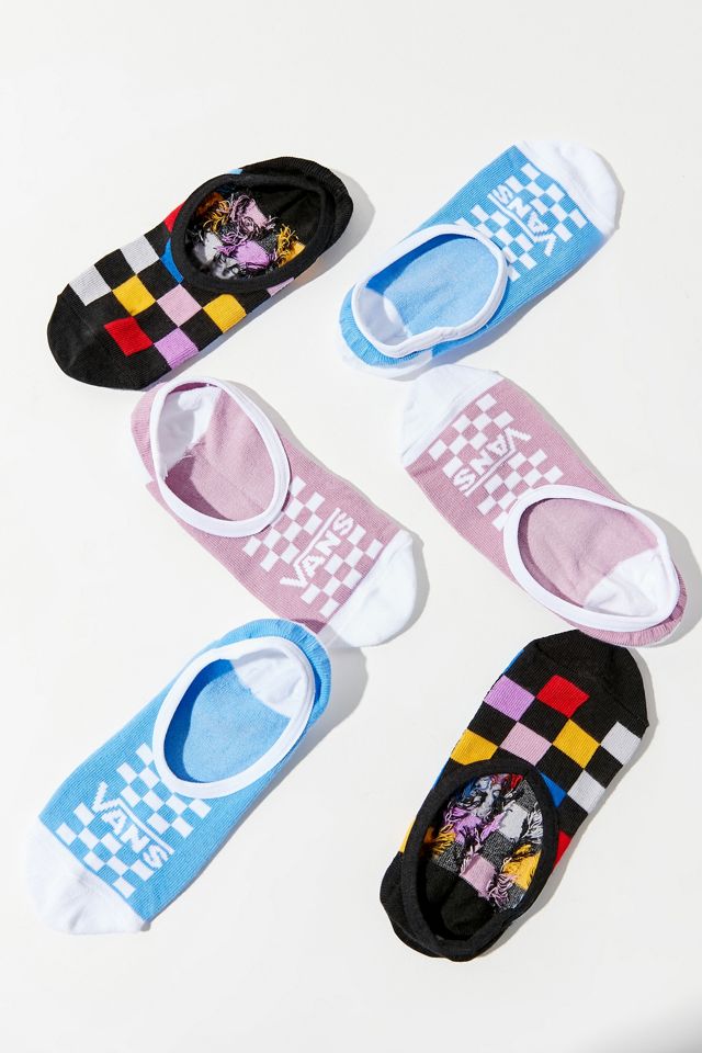 Vans Canoodle Multi-Check No-Show Liner Sock 3-Pack | Urban Outfitters