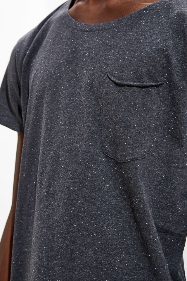 UO Nubby Scoop Neck Curved Hem Tee | Urban Outfitters Canada