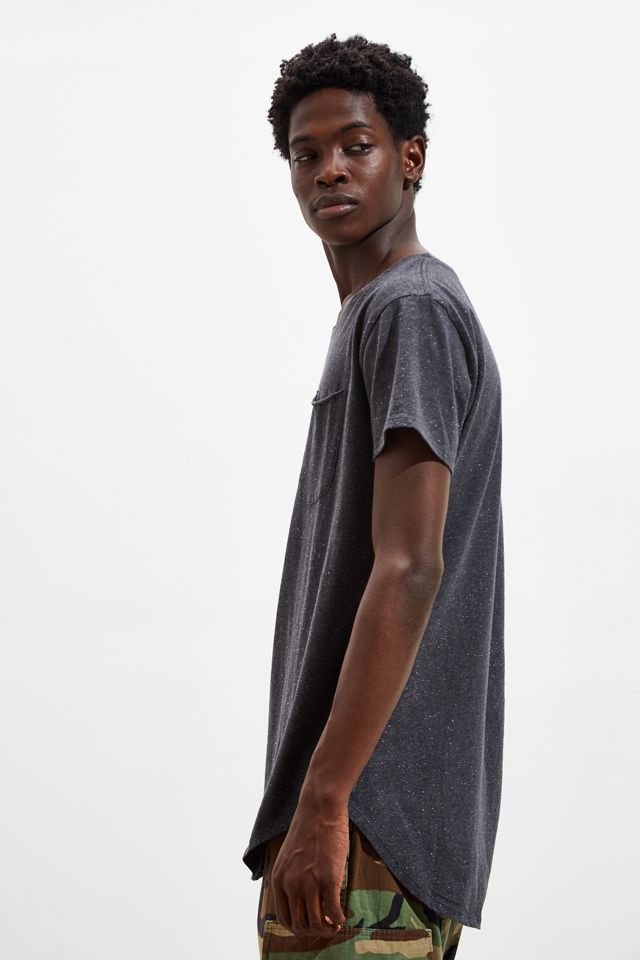 UO Nubby Scoop Neck Curved Hem Tee | Urban Outfitters Canada