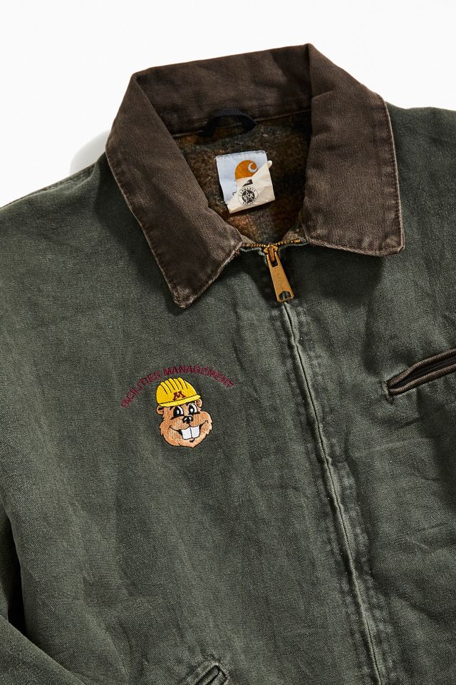 Vintage Carhartt Lined Moss Work Jacket | Urban Outfitters