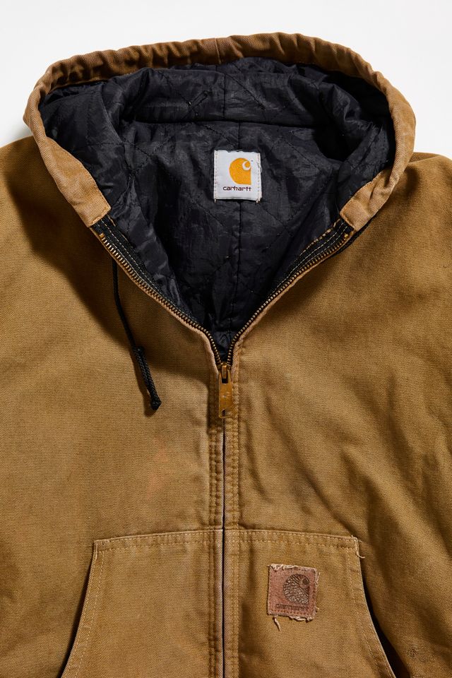 Vintage Carhartt Lined Tan Work Jacket | Urban Outfitters Canada