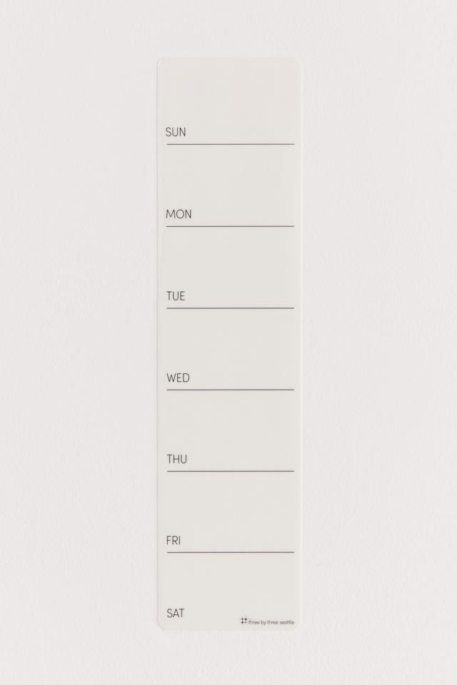 Silicone Dry Erase Weekly Planner Strip | Urban Outfitters