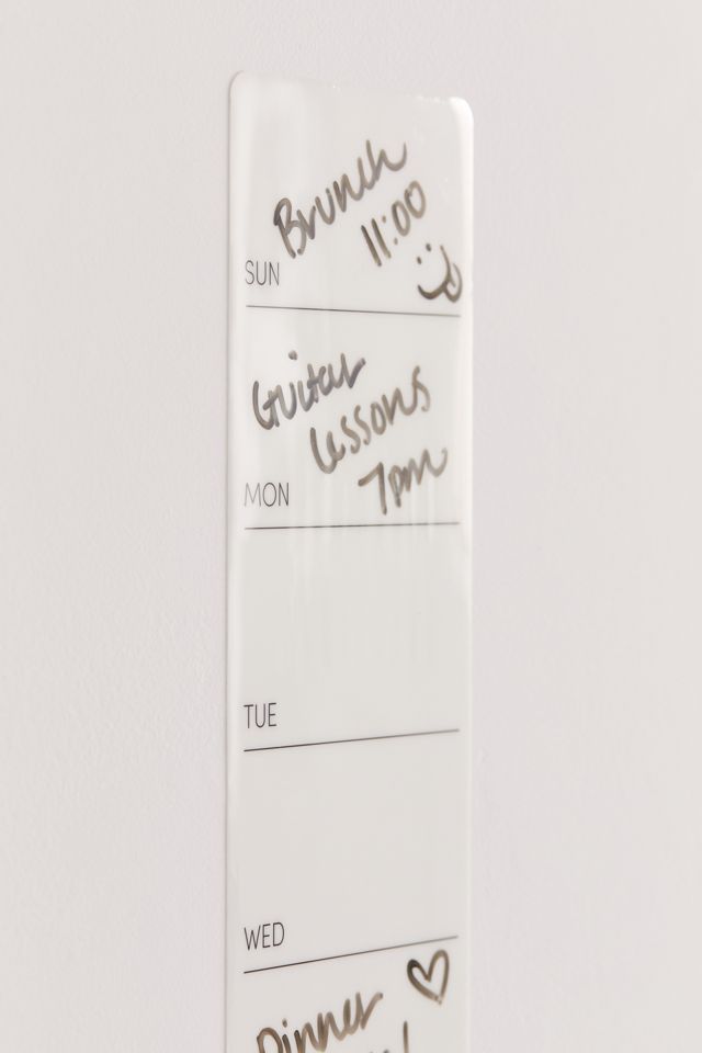 Silicone Dry Erase Weekly Planner Strip | Urban Outfitters