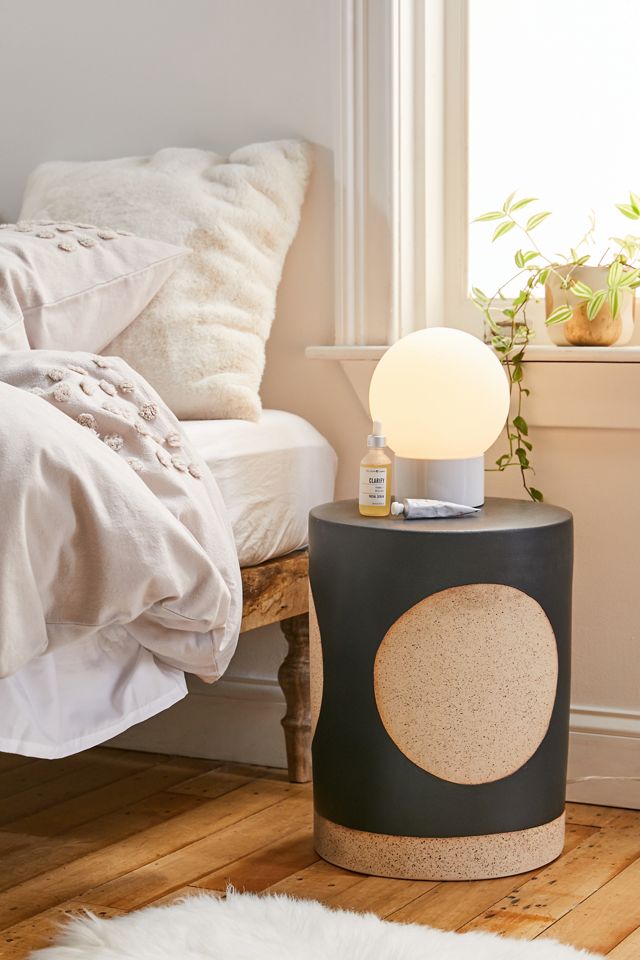 Ceramic Drum Indoor/Outdoor Side Table | Urban Outfitters