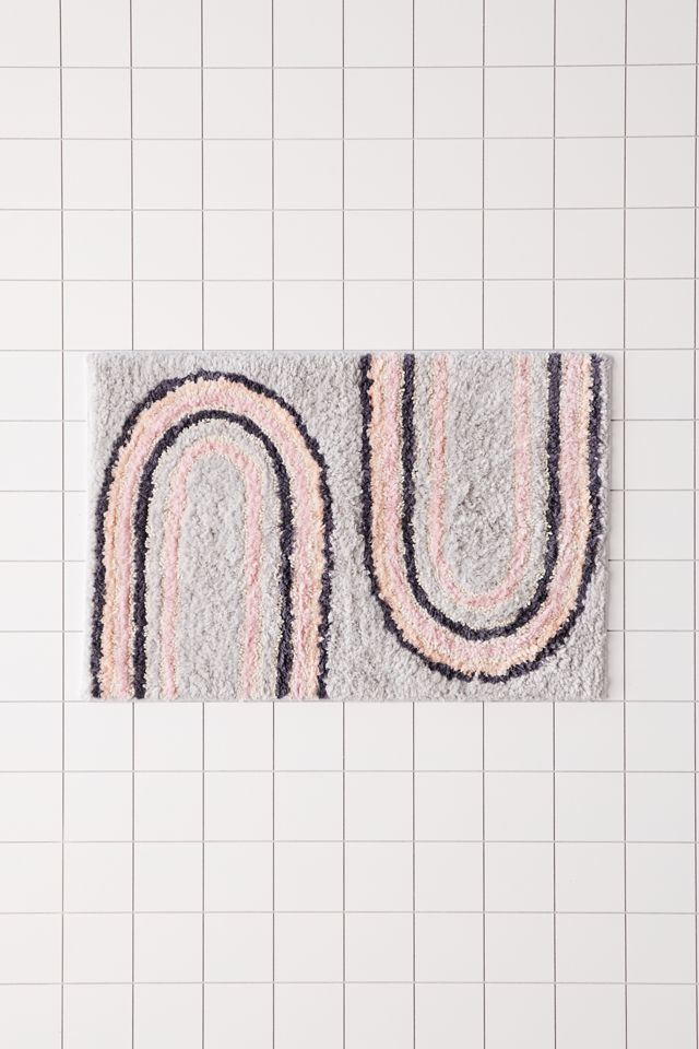 Modern Wavy Bath Mat | Urban Outfitters