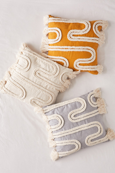 Faye Braided Throw Pillow | Urban Outfitters