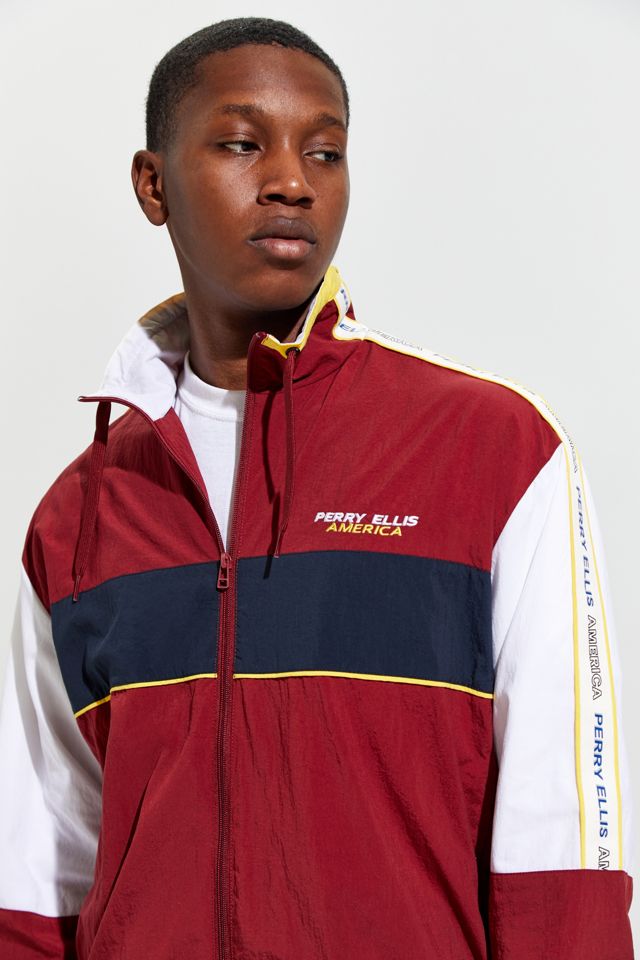 Perry Ellis Logo Track Jacket | Urban Outfitters