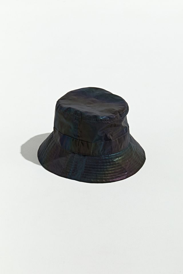 UO Iridescent Nylon Bucket Hat | Urban Outfitters